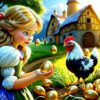 Test de comprensión: La gallina y los huevos de oro ~ Lectura Ágil
